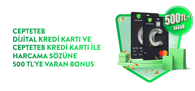 CEPTETEB CEPTETEB Dijital Kart Kredi Kartı Başvurusu - Mukayese CEPTETEB CEPTETEB Dijital Kart Kredi Kartı Başvurusu - Mukayese